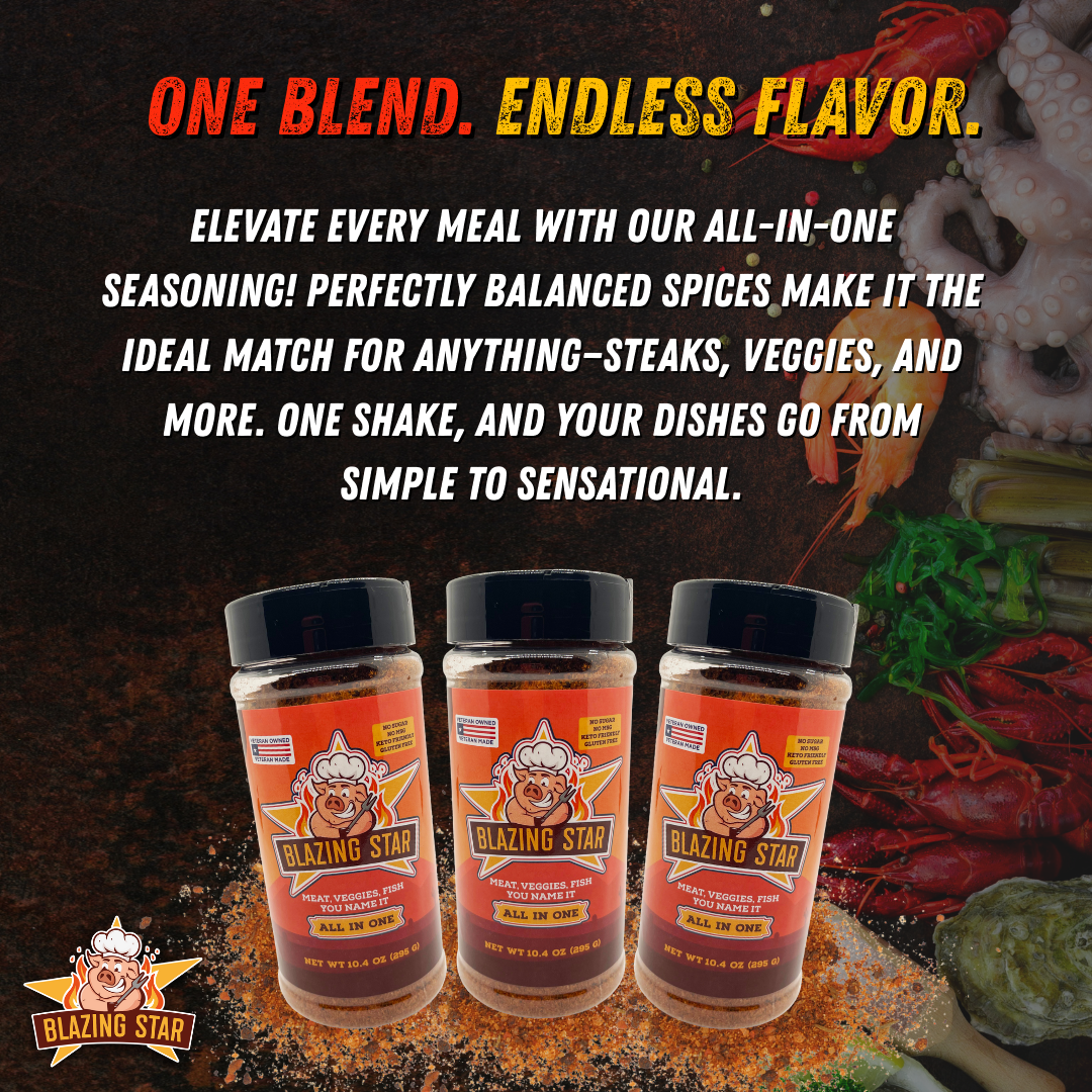 Blazing Star BBQ | All-in-One Spice & Seasoning Rub
