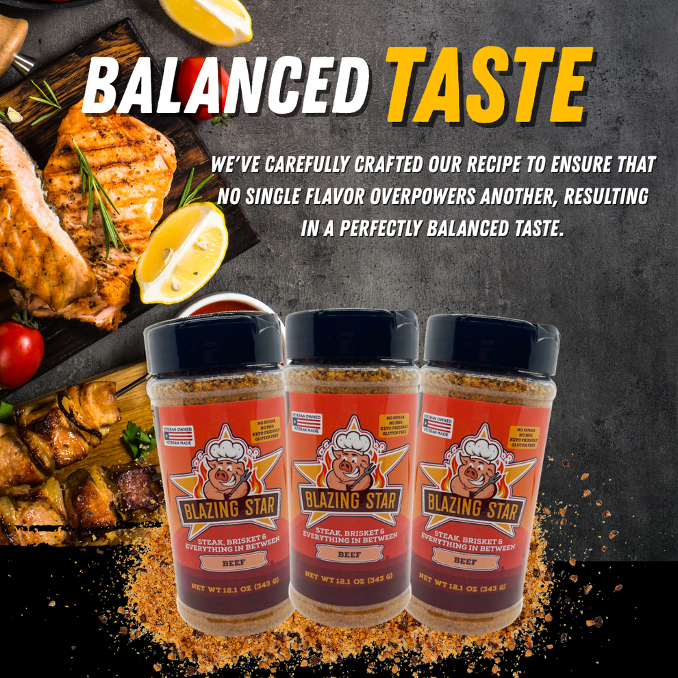 Blazing Star BBQ | Beef Rub & Steak Seasoning